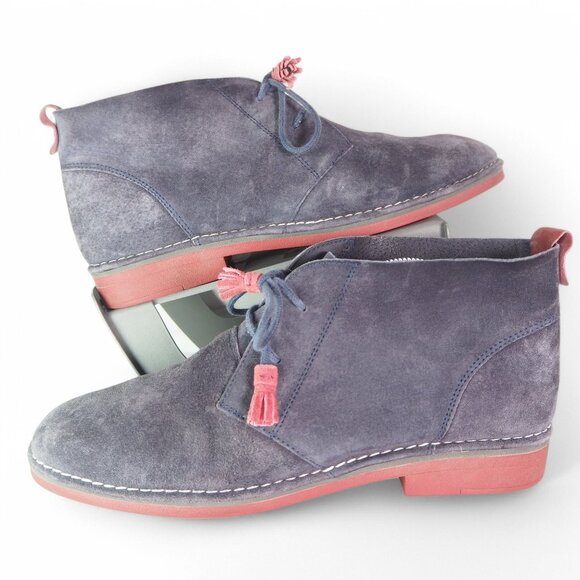 Hush Puppies | Shoes | Hush Puppies Lyra Suede Chukka Ankle Boots Navy ...